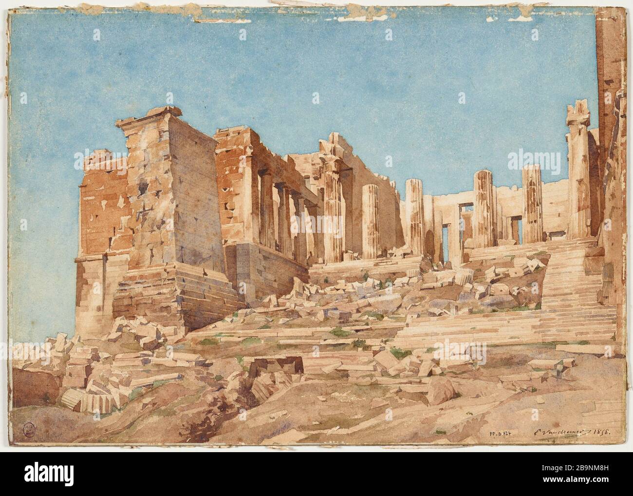 Acropolis Ruins of Athens Stock Photo - Alamy