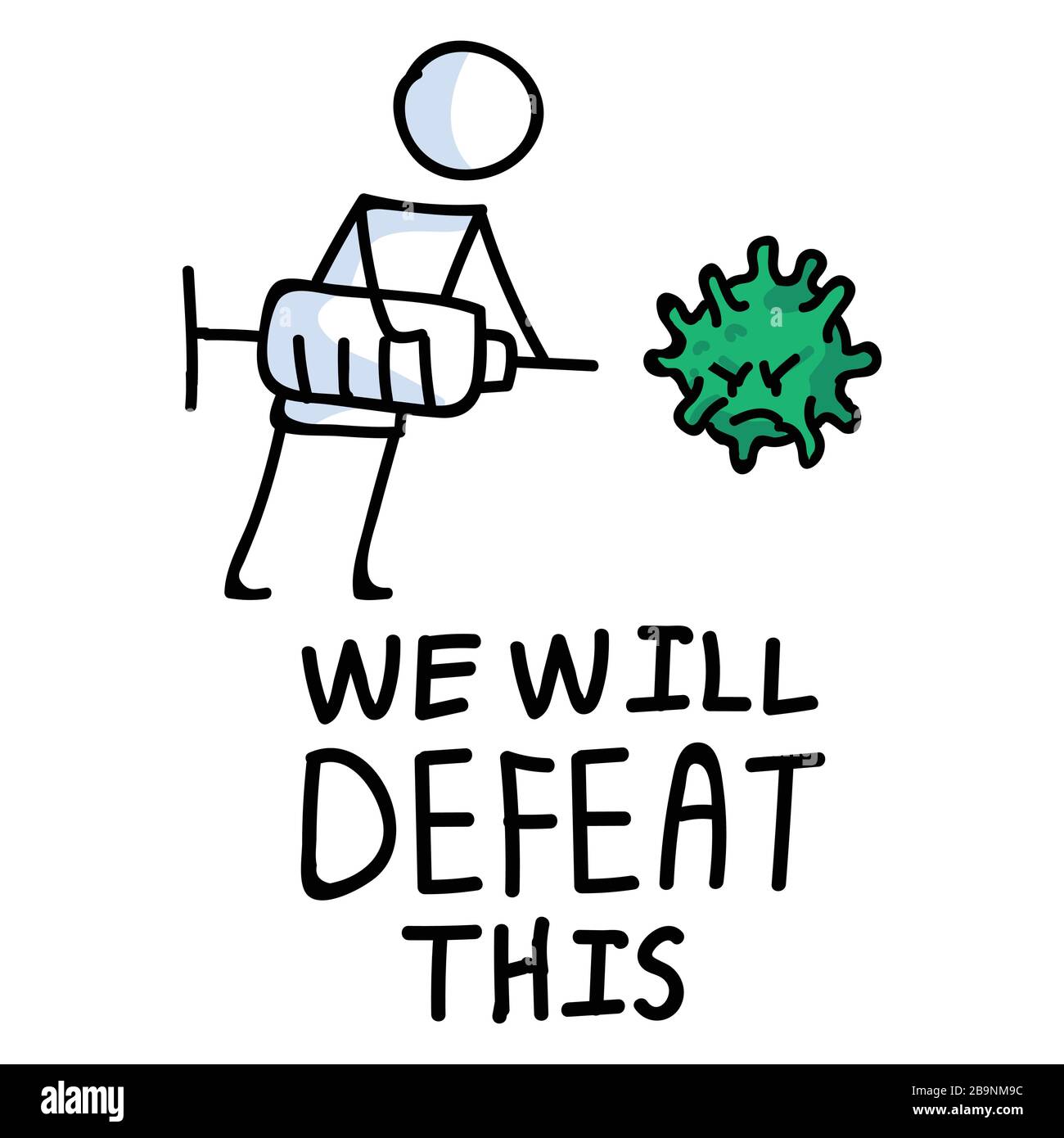 Corona virus covid 19 stickman with syringe education infrographic ...