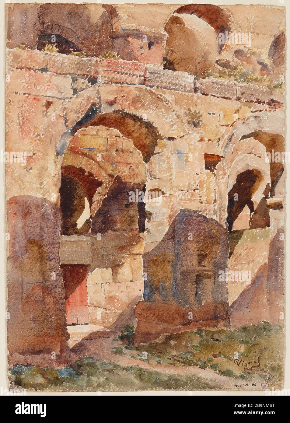 Roman ruins in Orange Stock Photo - Alamy