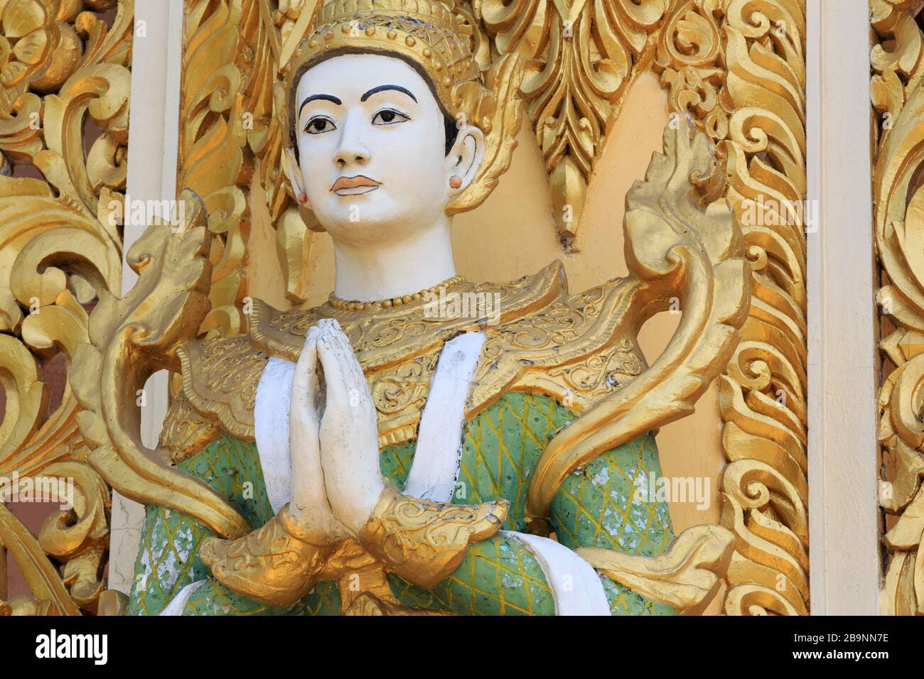 Statue in Alan Pya Temple,Yangon (Rangoon),Myanmar (Burma),Asia Stock ...