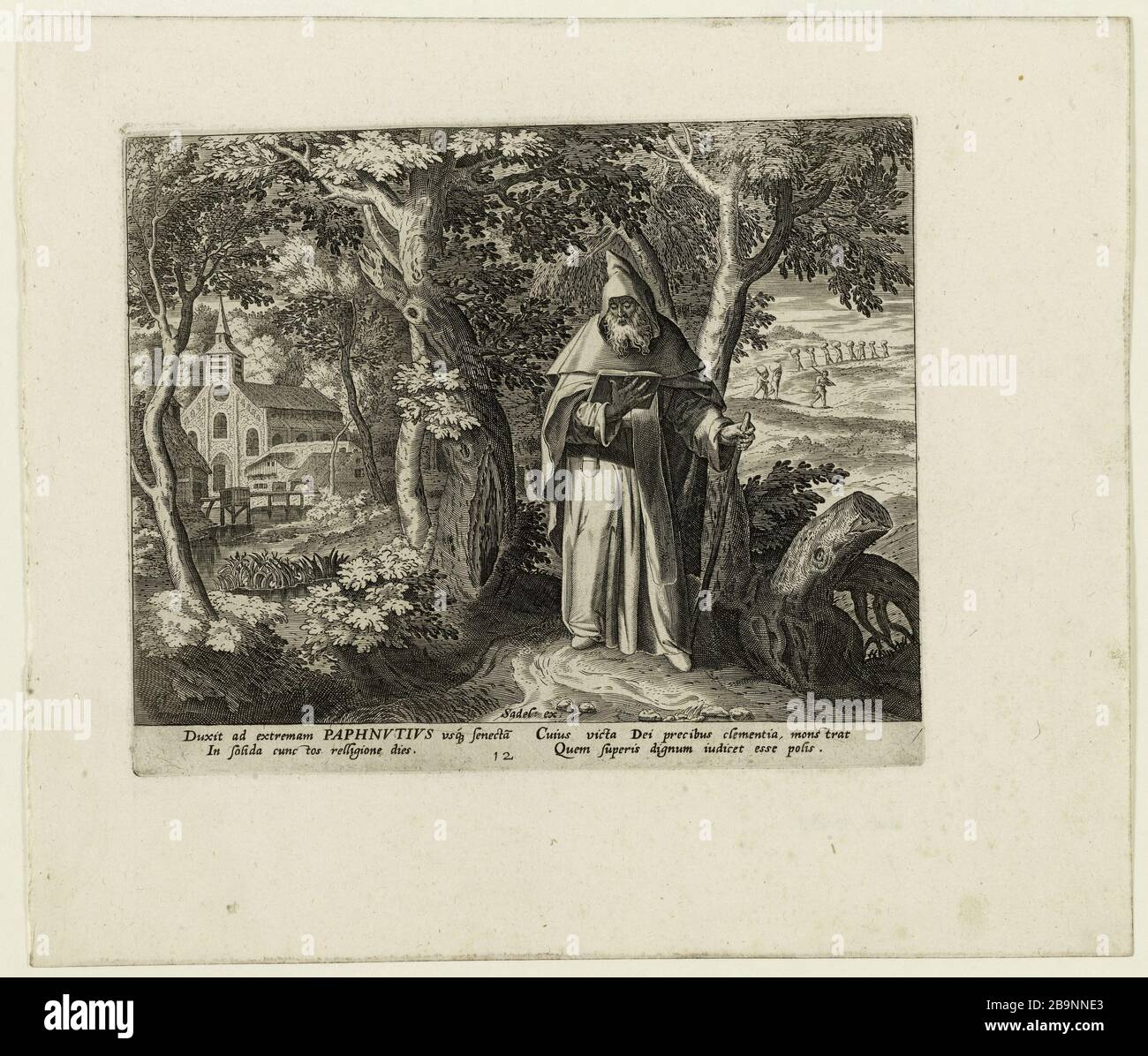 Paphnutius Jan Sadeler (1500-1600). "Paphnutius". Burin, XVIIe siècle ...