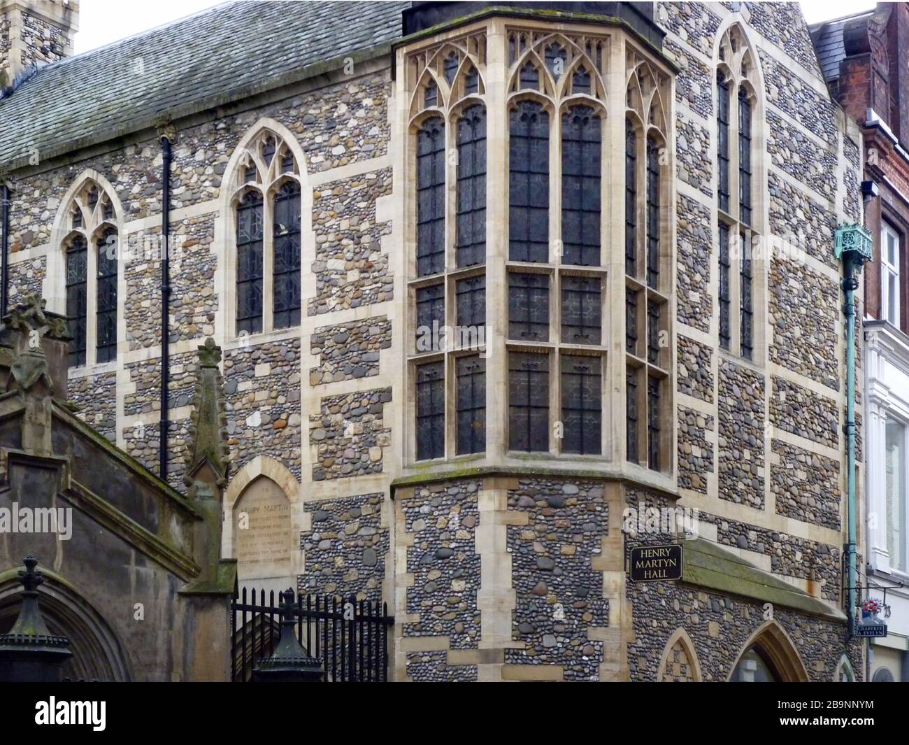 Cambridge City UK, Henry Martyn Hall Stock Photo - Alamy