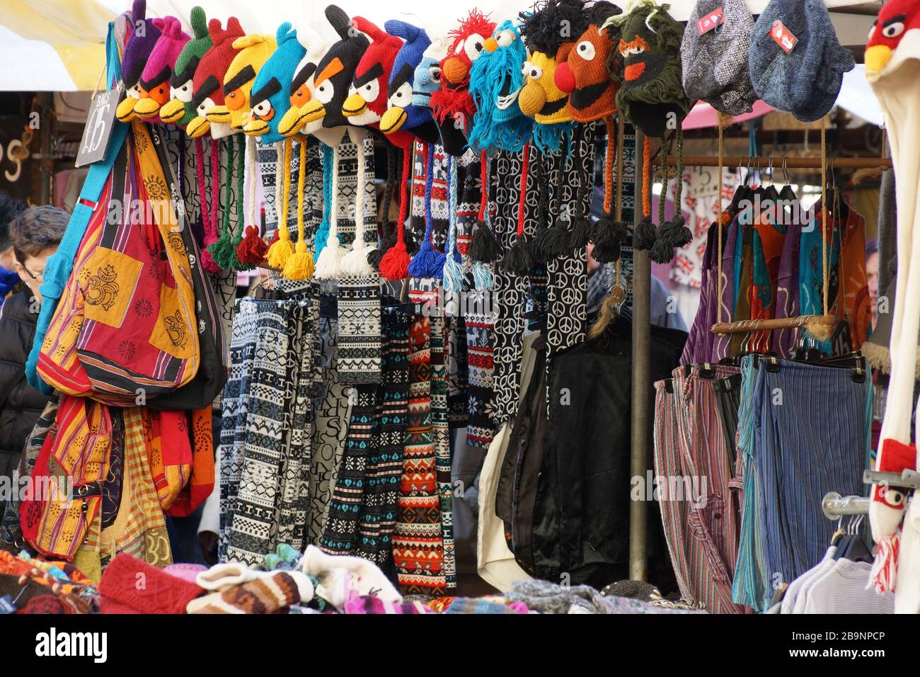 Cambridge City Market stall, UK Stock Photo - Alamy