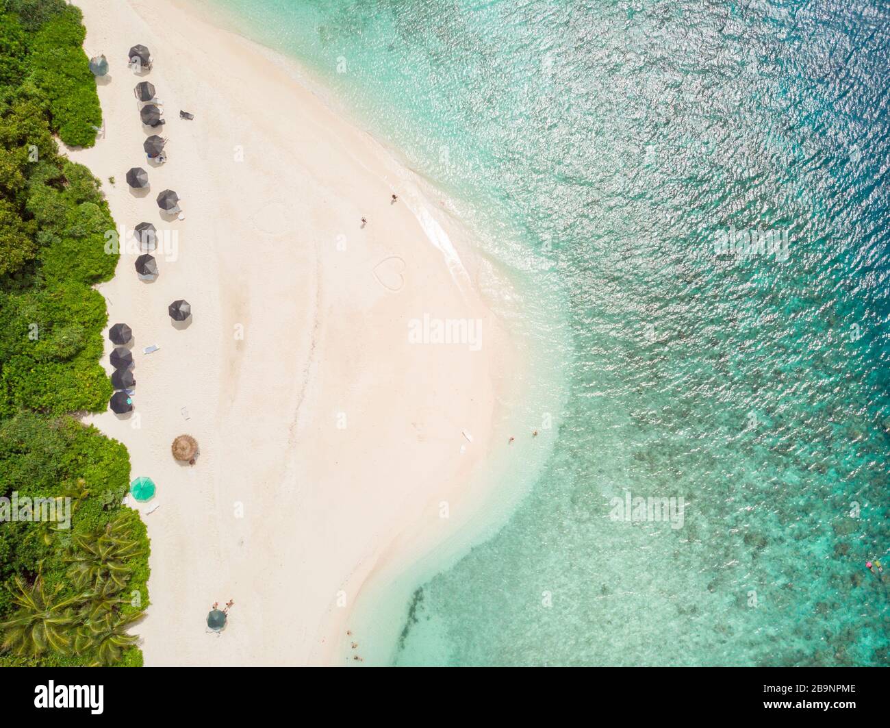 Maldives island tropical beach hi-res stock photography and images - Alamy