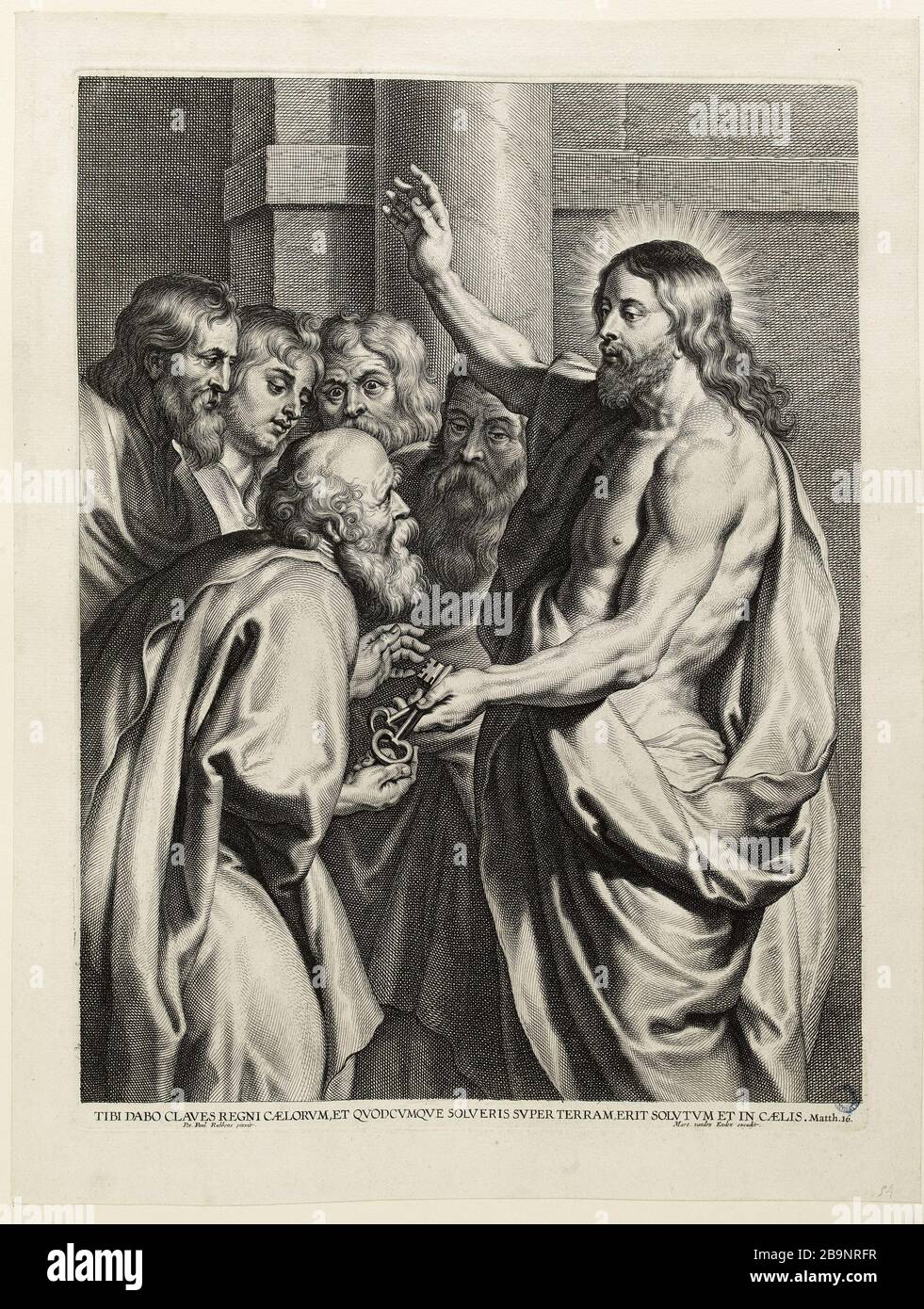 Jesus giving peter keys hi-res stock photography and images - Alamy