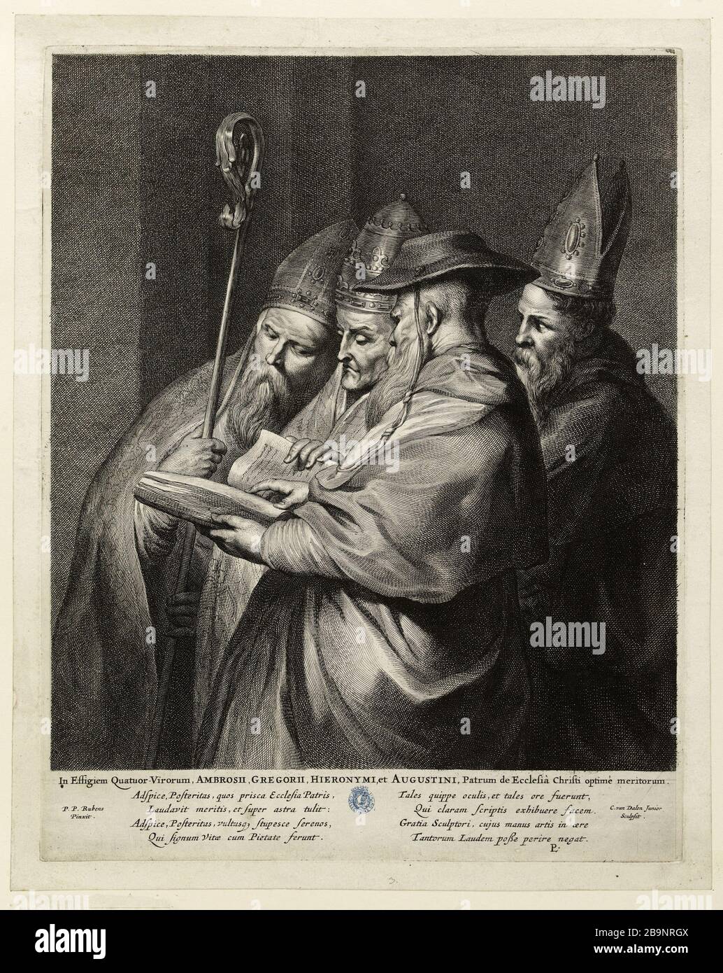 Four fathers of the church hi-res stock photography and images - Alamy