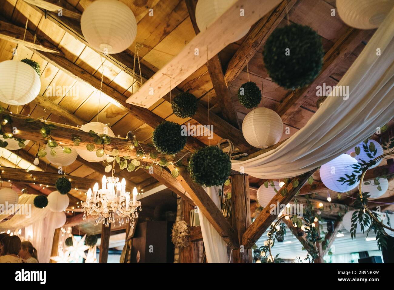 Special magic luminous party decoration Stock Photo - Alamy