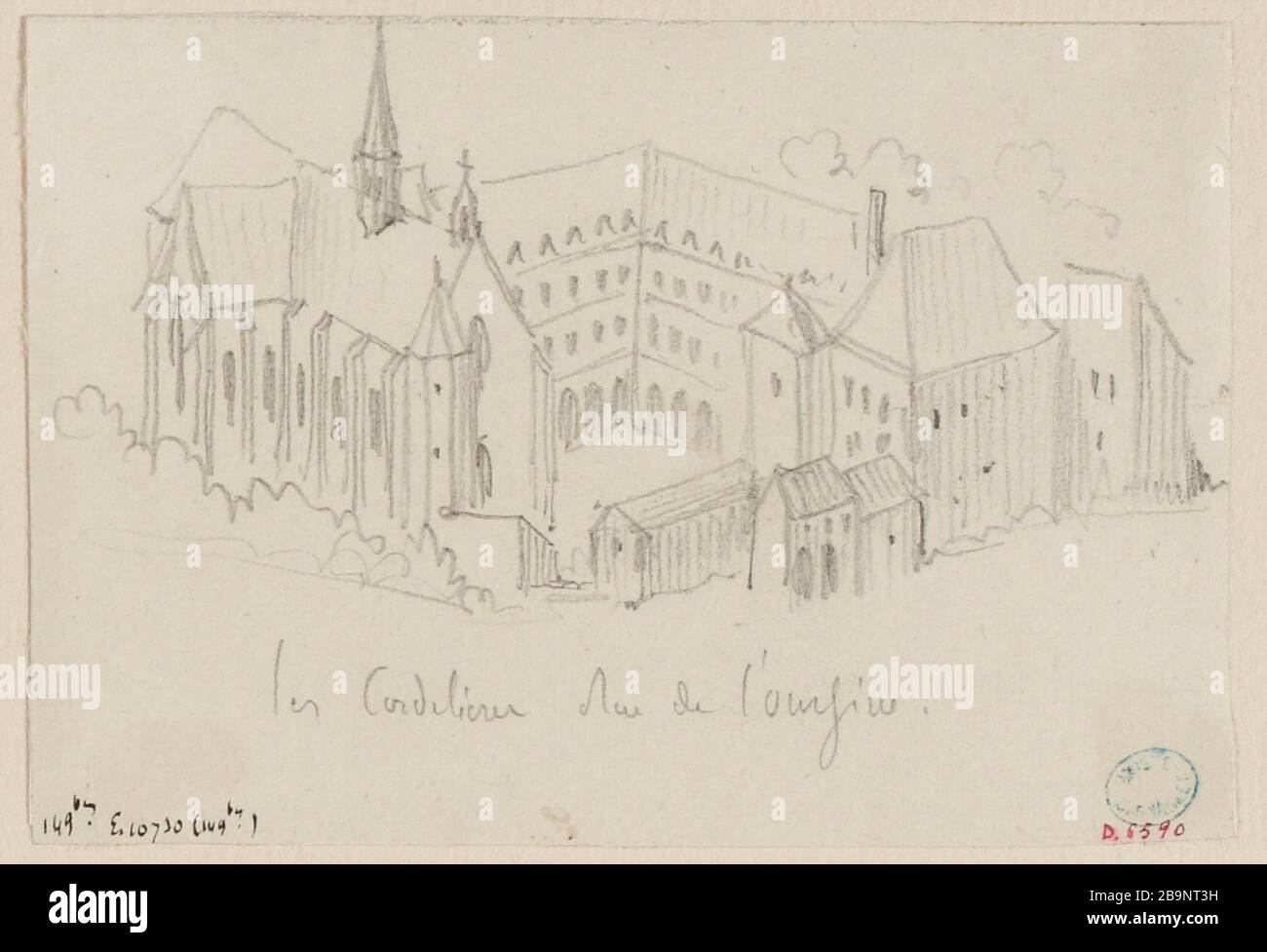 View of the Franciscan convent Stock Photo - Alamy