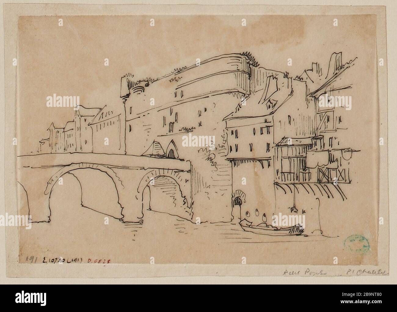 Small streets of paris 19th century hi-res stock photography and images ...