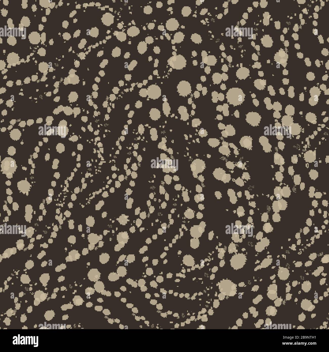 Vector seamless texture of brown color from blots or circles on a brown ...