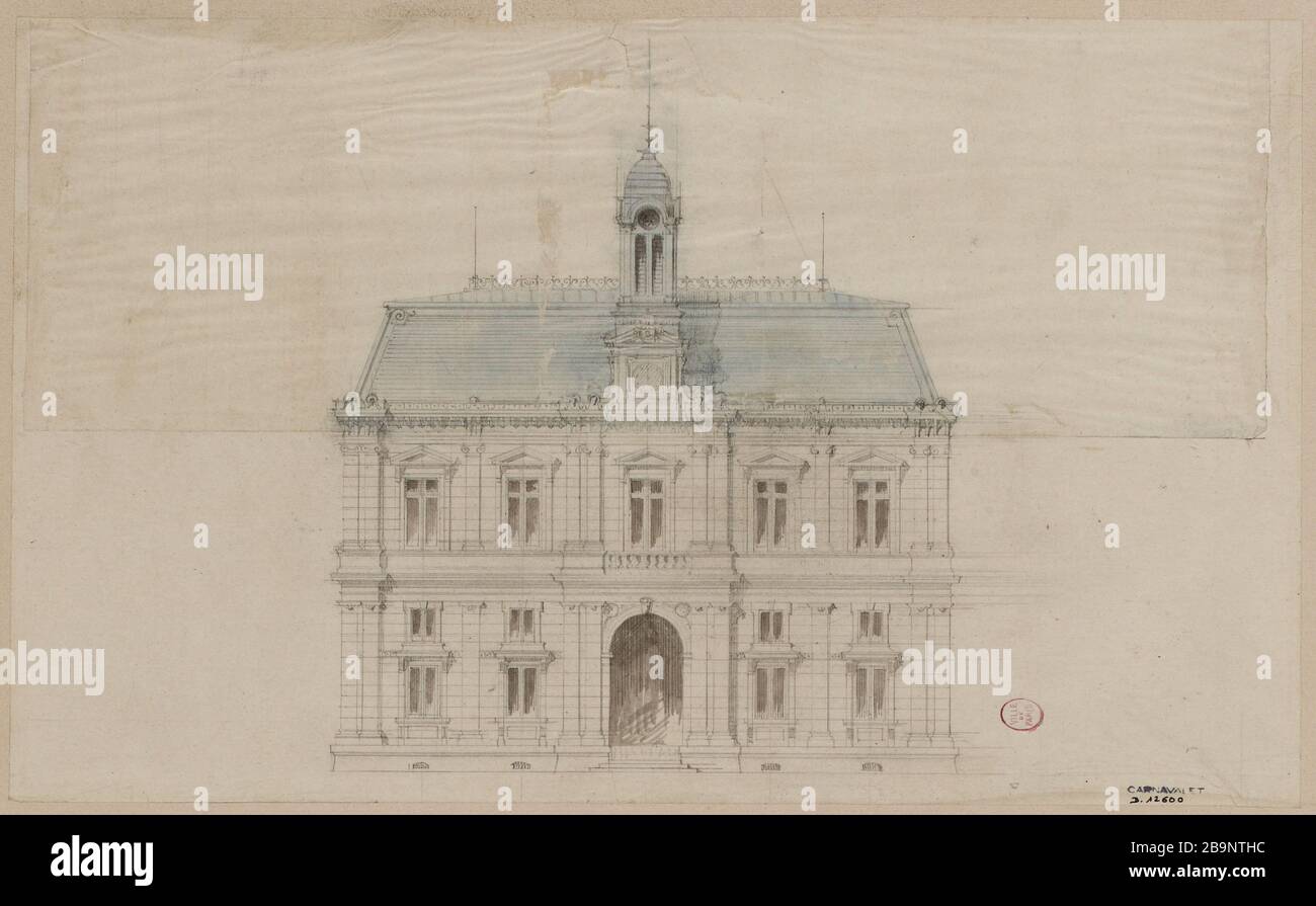 Elevation of the main facade hi-res stock photography and images - Alamy