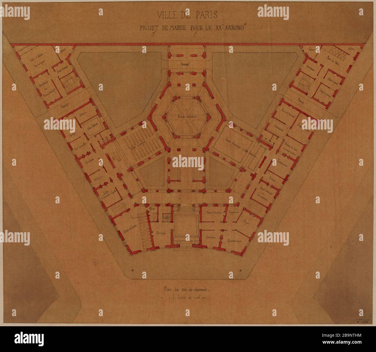 Town hall floor plan hi-res stock photography and images - Alamy