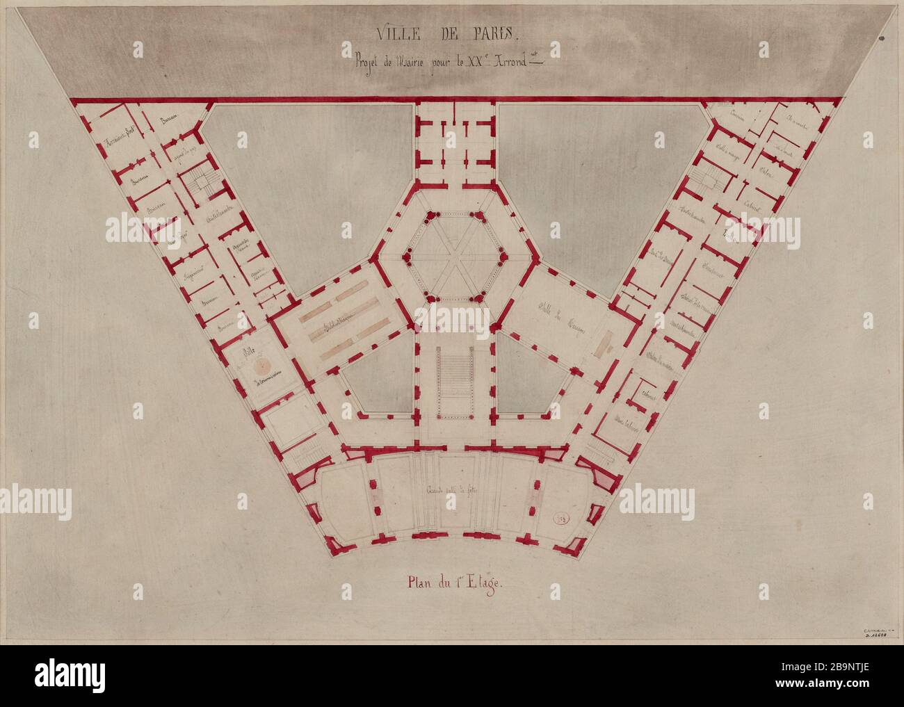 Town hall floor plan hi-res stock photography and images - Alamy