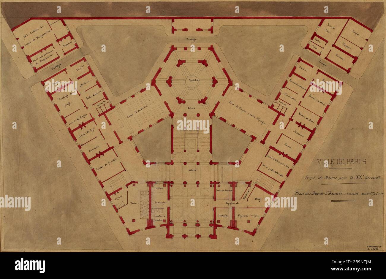 Town hall floor plan hi-res stock photography and images - Alamy