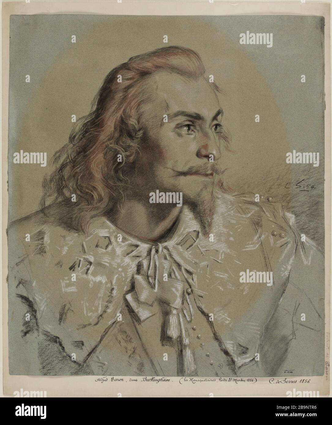 Portrait of Alfred Baron in the role of Buckingam The Musketeers in the ...