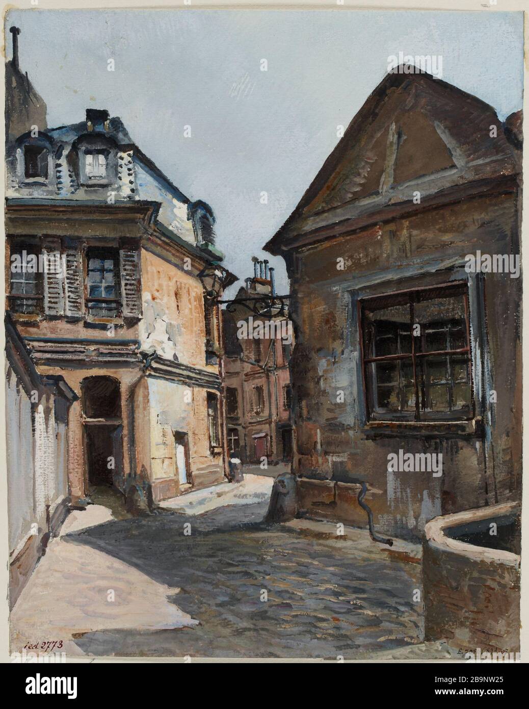 Hospital Andral, Tournelles street in 1906 Stock Photo - Alamy