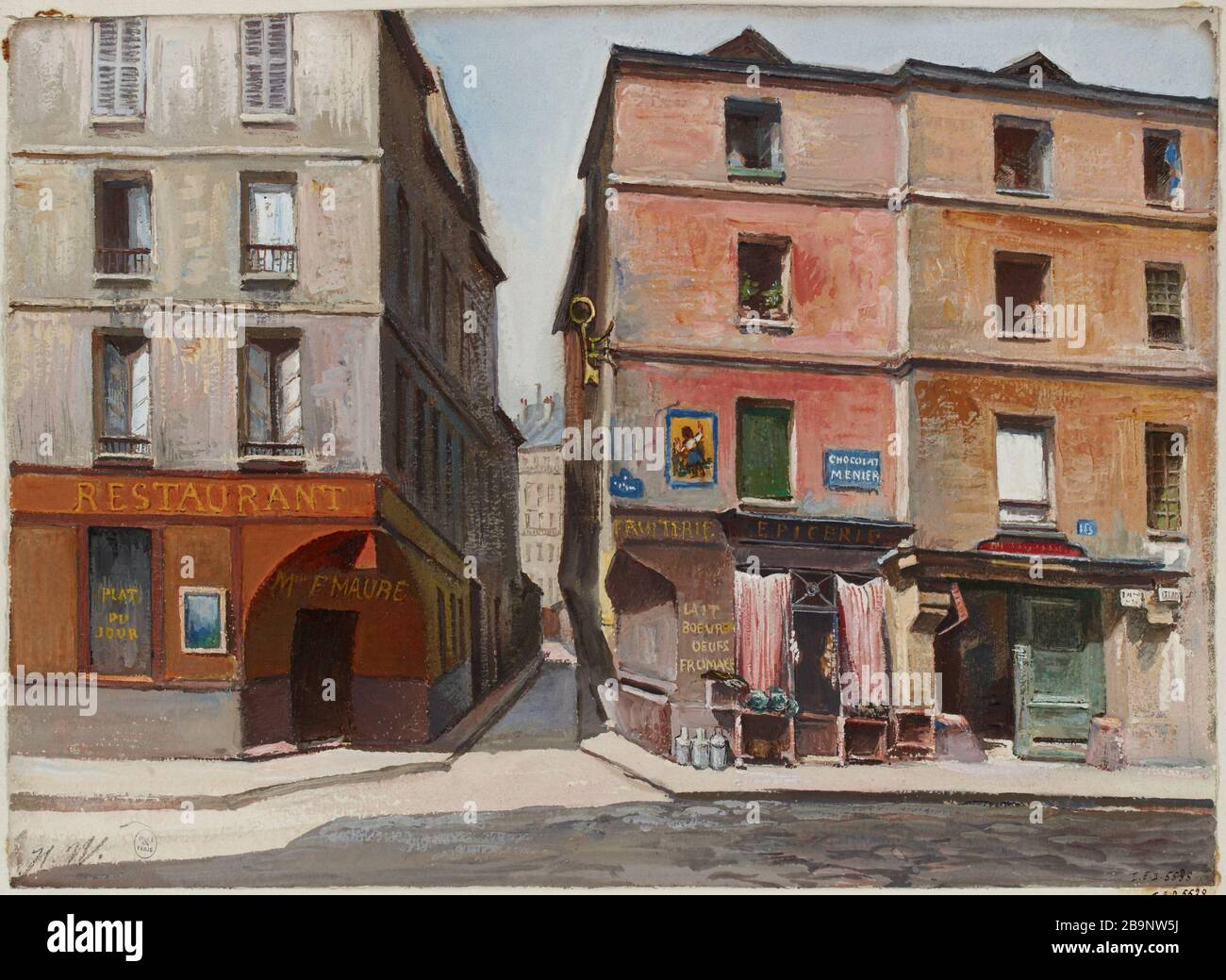 Rue Madame, corner of Pape-Carpenter Street Stock Photo - Alamy