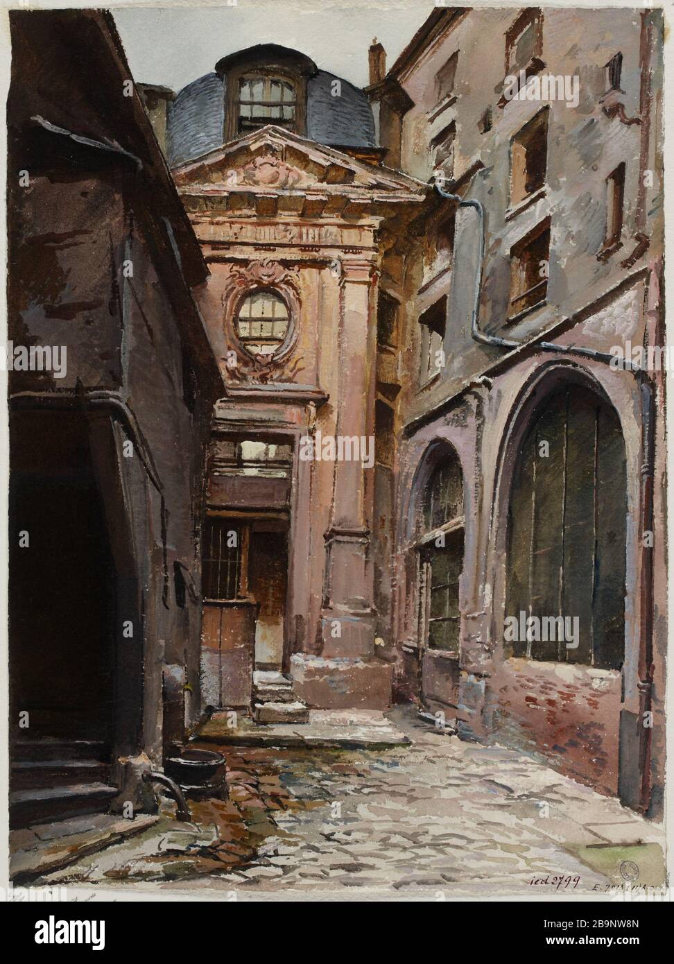 Old Hotel Colbert in 1898 Stock Photo - Alamy