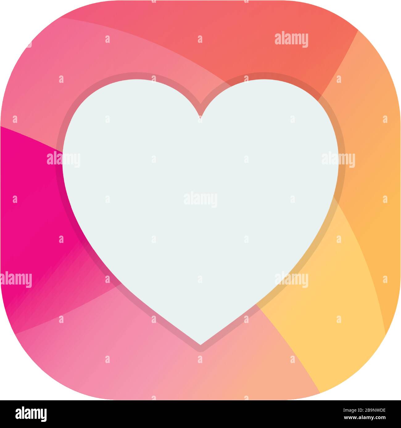 Heart block flat style icon design of love passion romantic valentines ...