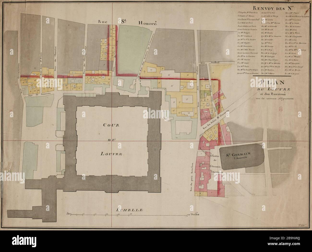 Map louvre louvre hi-res stock photography and images - Alamy