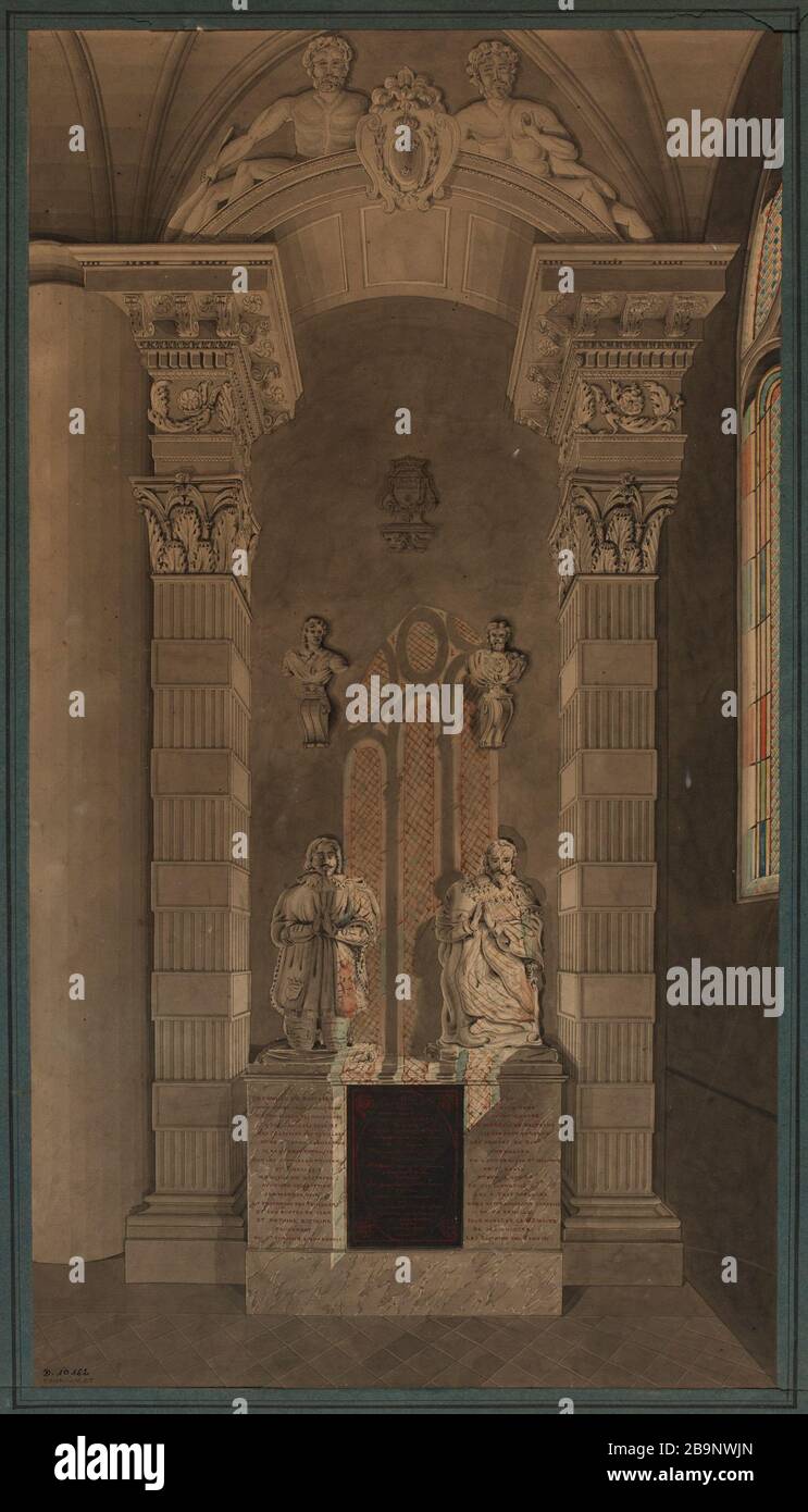 Tomb of the family of Rostaing Stock Photo - Alamy