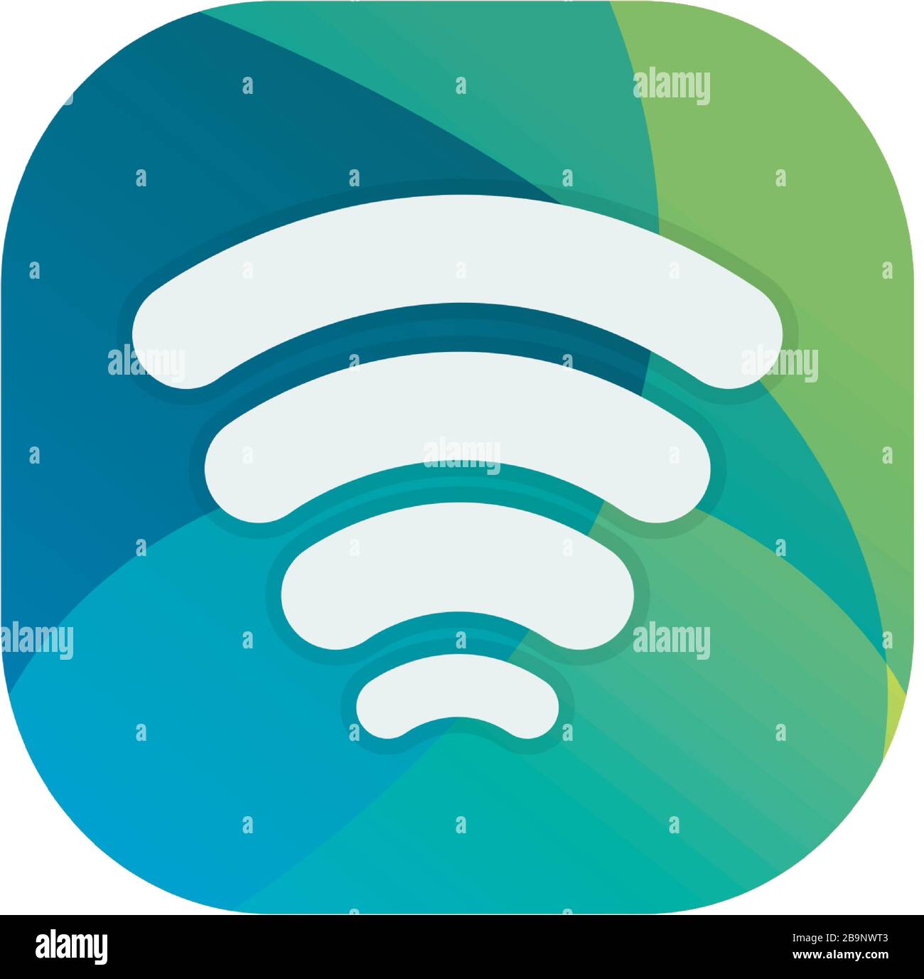 Wifi zone block flat style icon design, Internet technology communication connection network ...