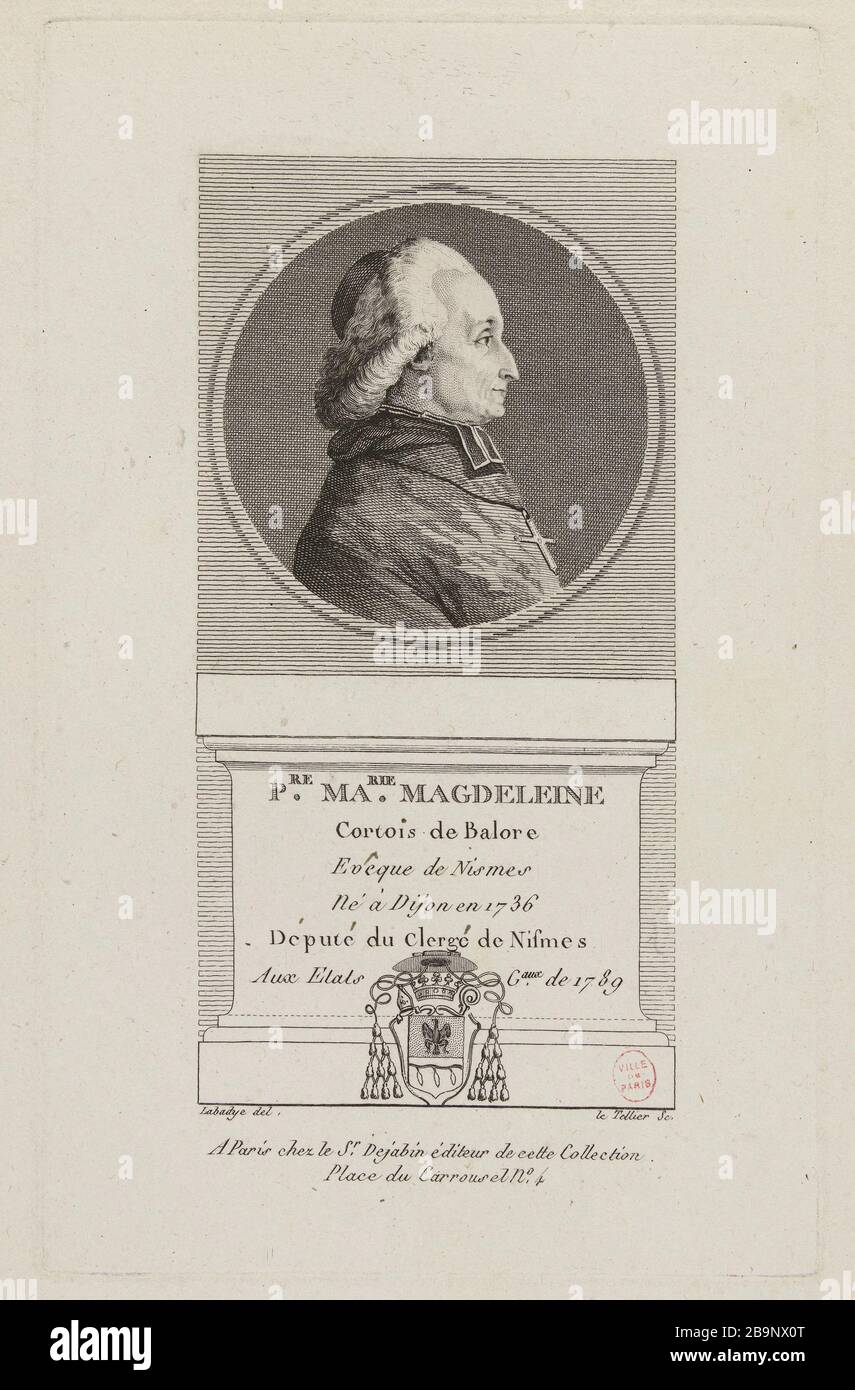 Mary Magdalene Peter, bishop of Nimes. Charles-François Le Tellier ...