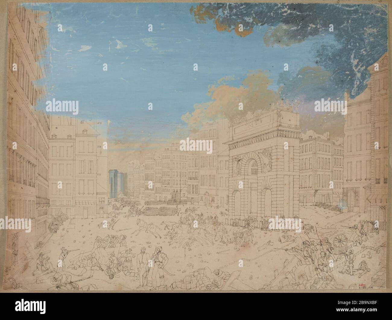 Scene 1830 revolution hi-res stock photography and images - Alamy