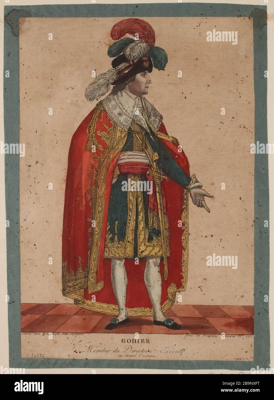 Gohier / Member of the Executive Management / Grand Costume Stock Photo ...