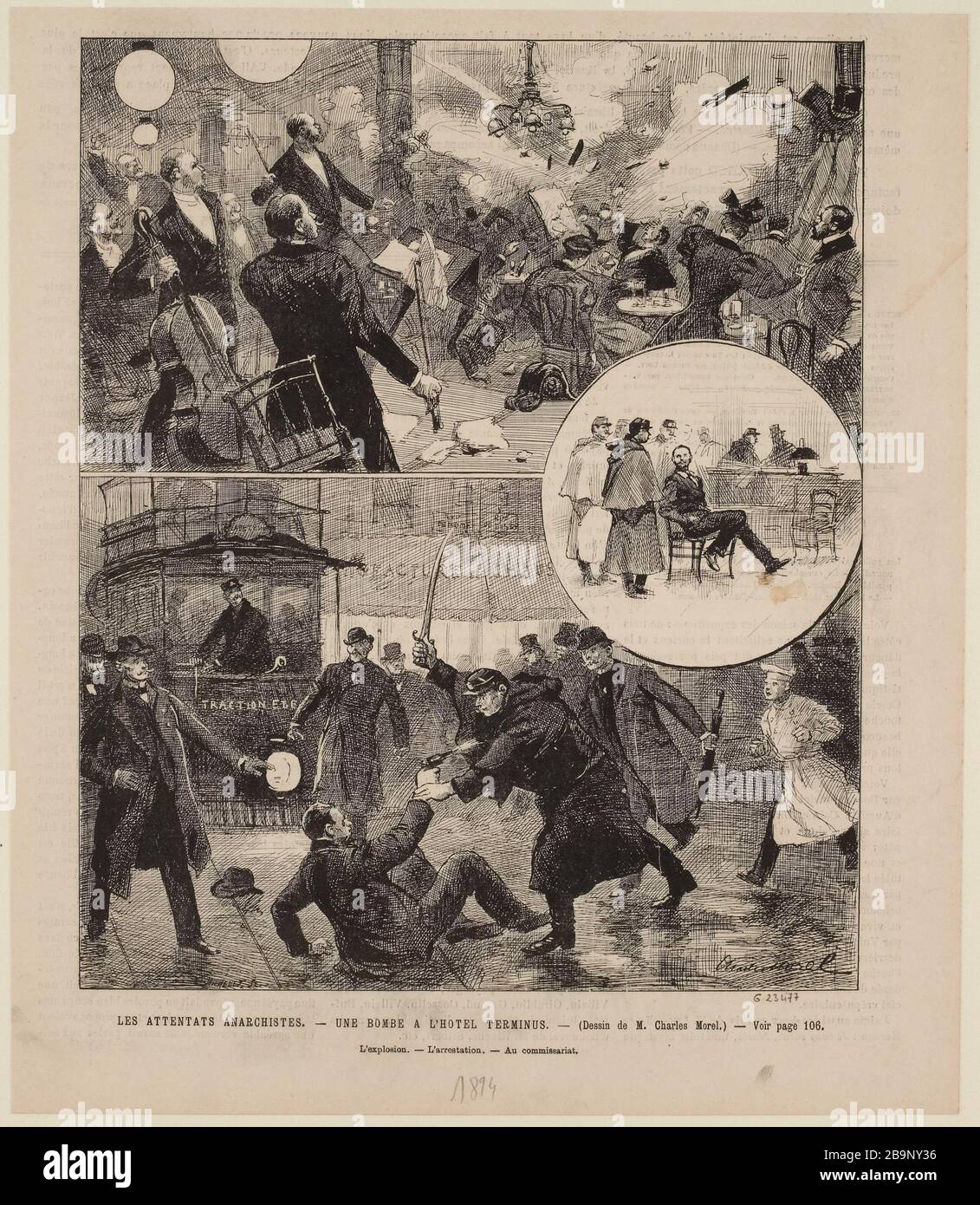 Anarchist bombing 19th century hi-res stock photography and images - Alamy