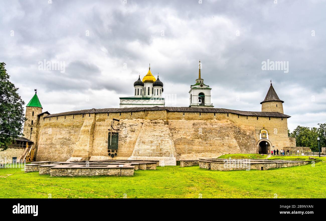 Pskov Krom, a kremlin in Russia Stock Photo - Alamy