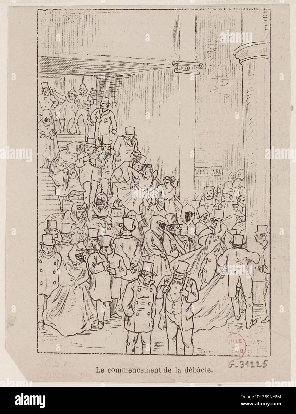 The beginning of the debacle Stock Photo - Alamy