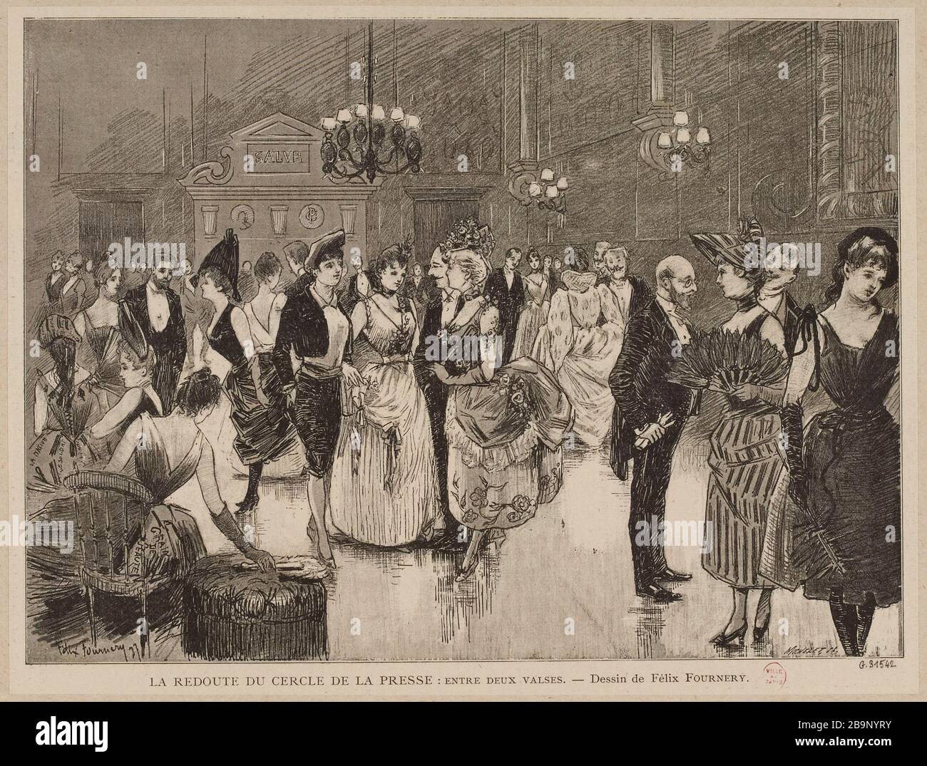 The redoubt of the Circle of the Press: between two waltzes Stock Photo ...