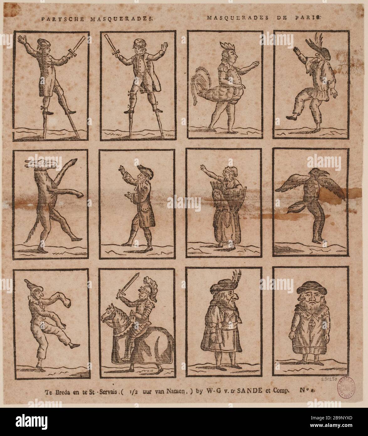 Parysche Masquerades Masquerades de Paris Stock Photo - Alamy