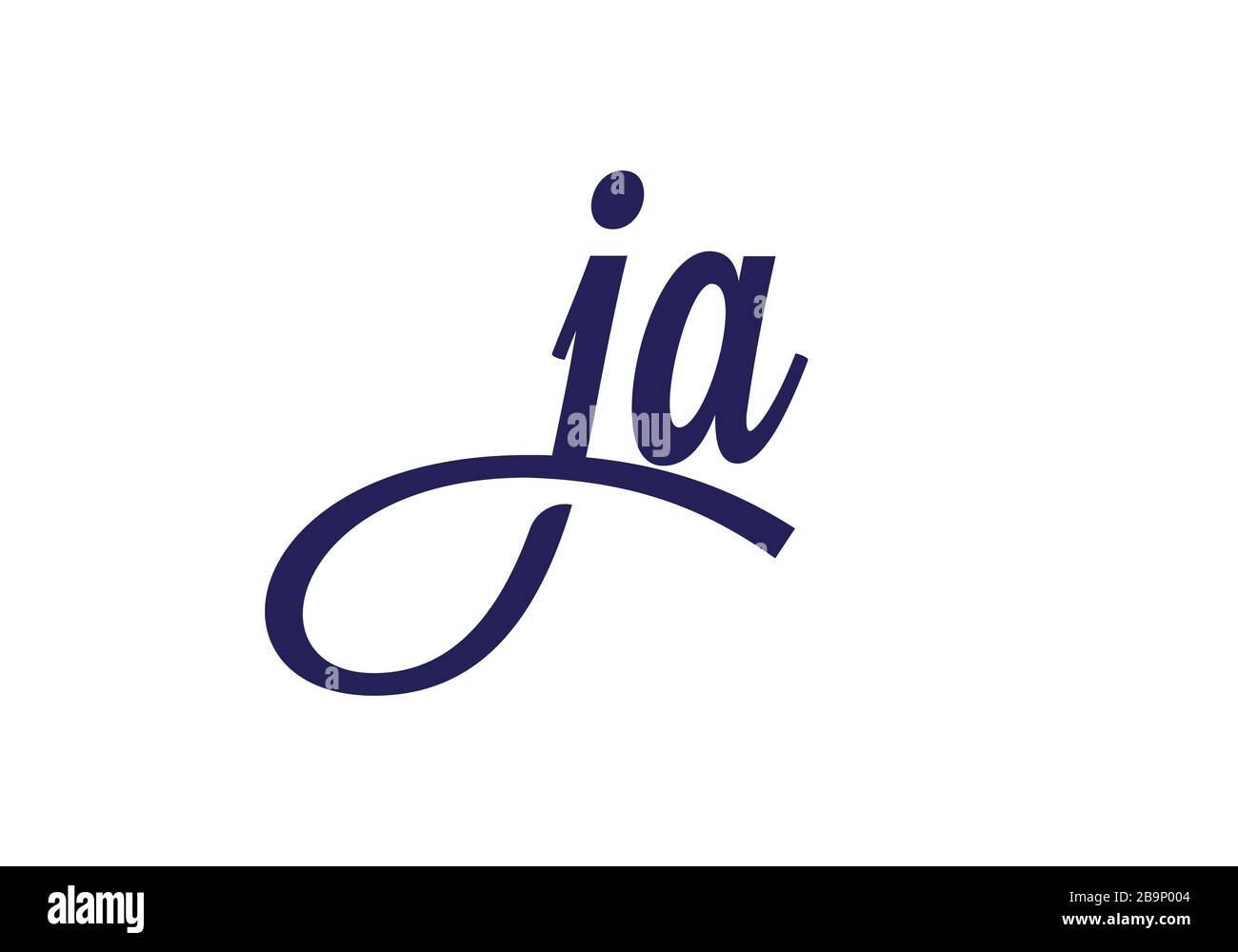 J A, JA Initial Letter Logo design vector template, Graphic Alphabet ...