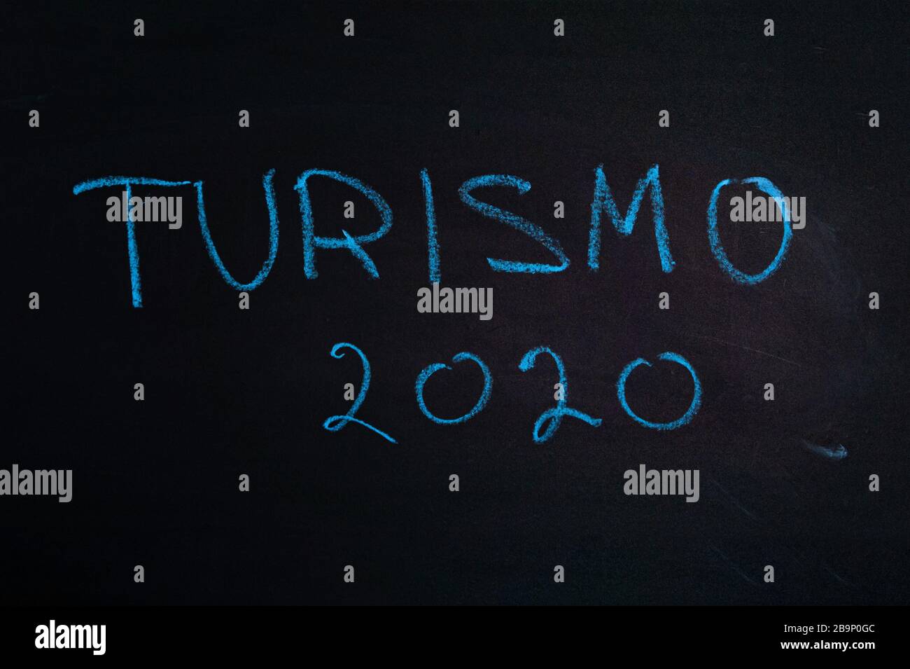 word "tourism 2020" in Italian. The inscription "tourism 2020" on a ...