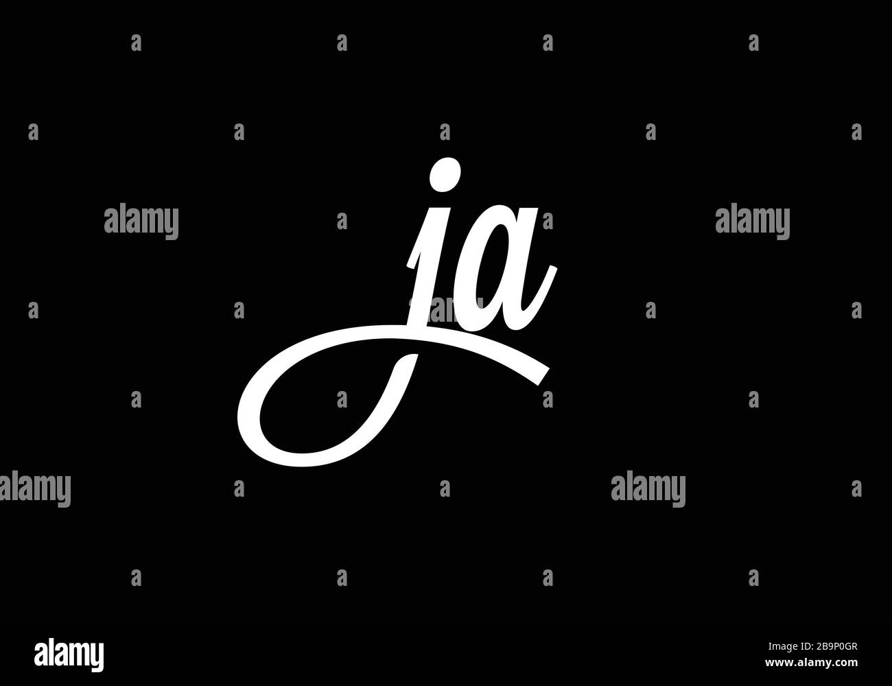 J A, JA Initial Letter Logo design vector template, Graphic Alphabet ...