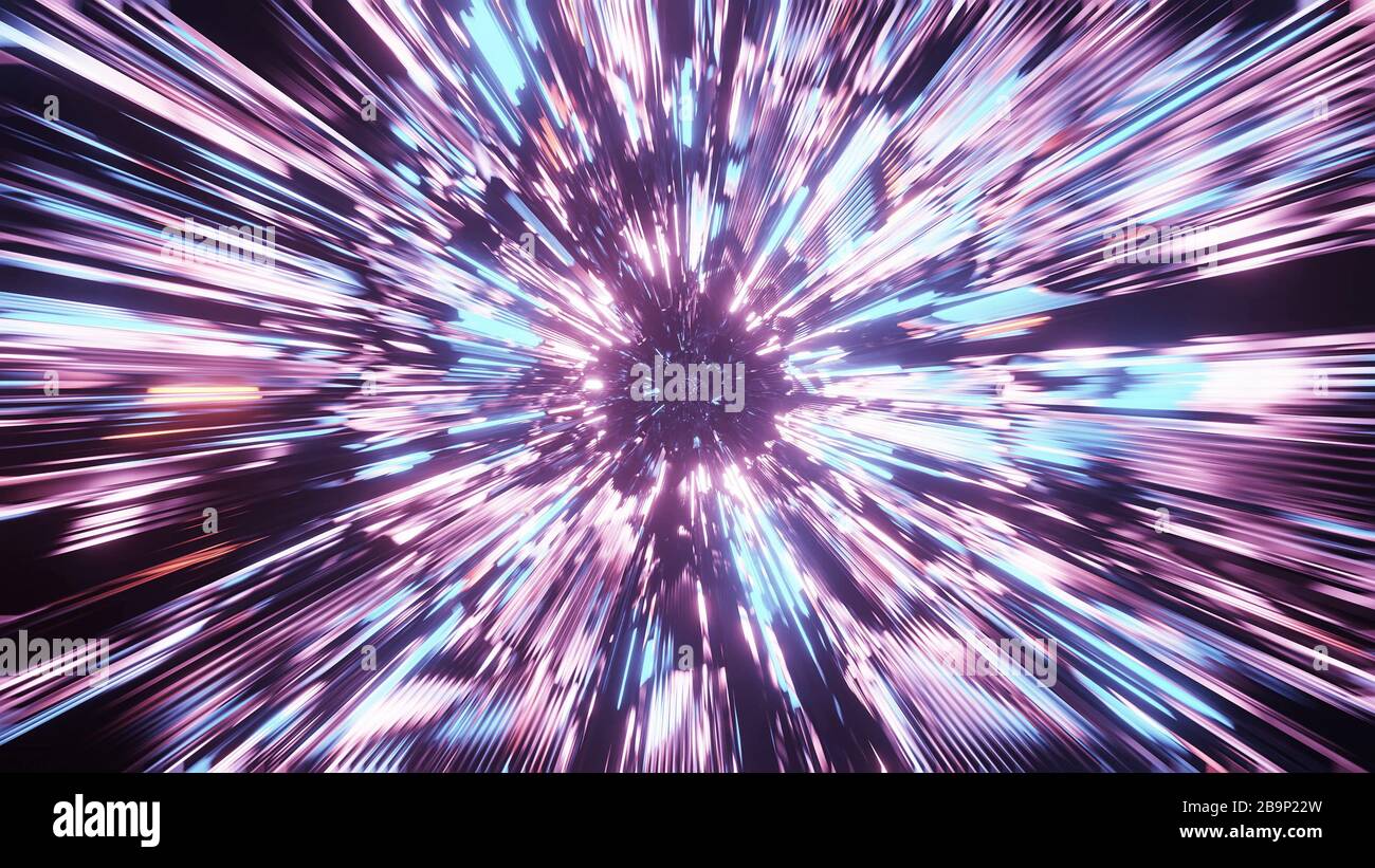 Vivid beautiful abstract starburst pattern for background with blue ...