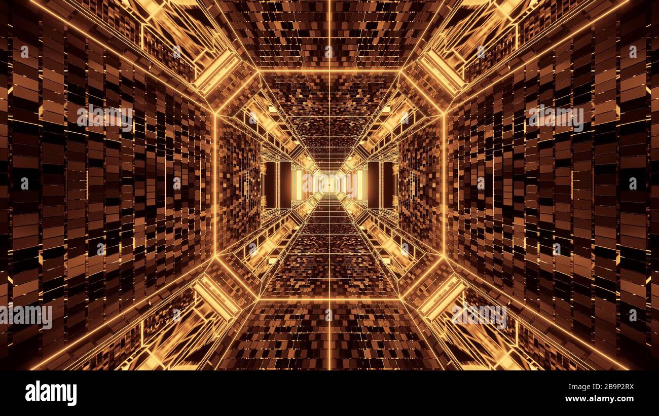 Vivid abstract psychedelic corridor hi-res stock photography and images ...
