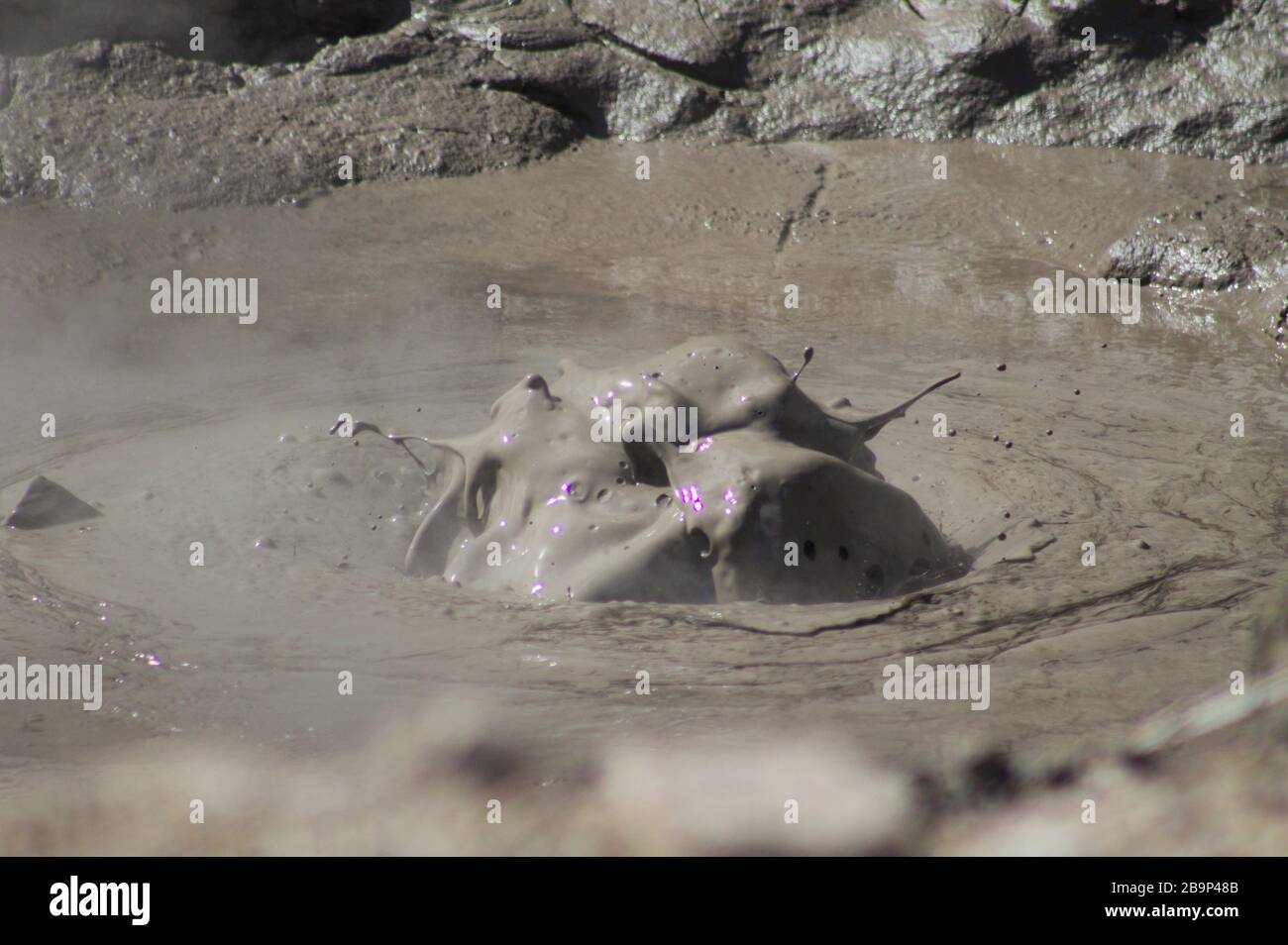 Mud pool bubbling pot hi-res stock photography and images - Alamy