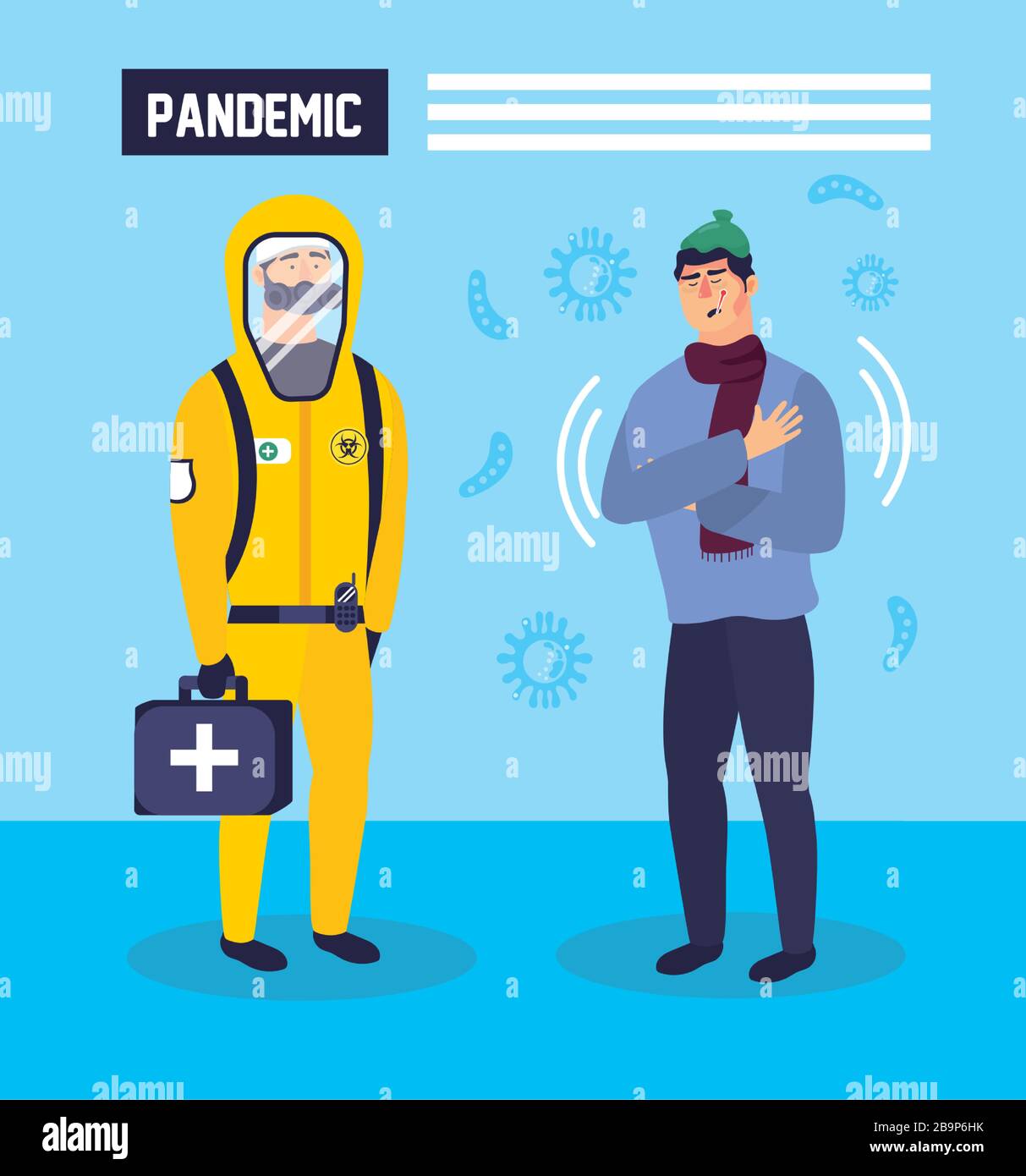 Biohazard kit Stock Vector Images - Alamy