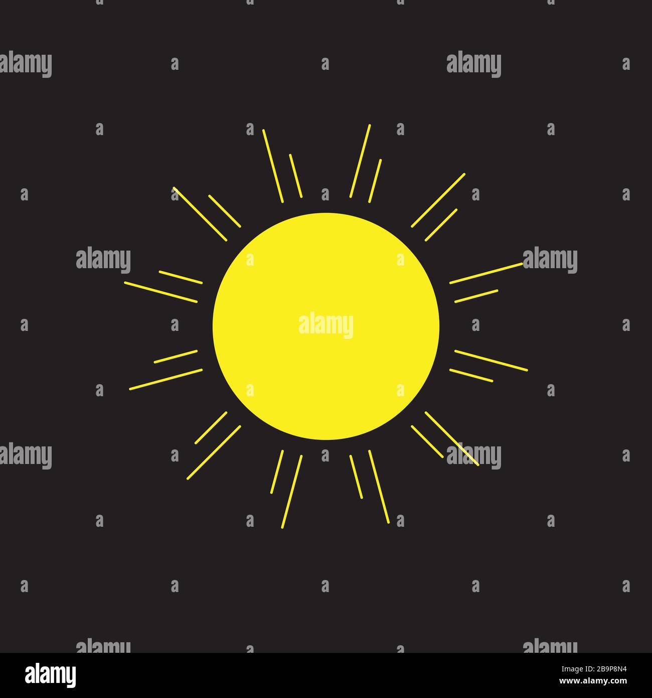 simple shine rays thin line decoration vector Stock Vector Image & Art ...