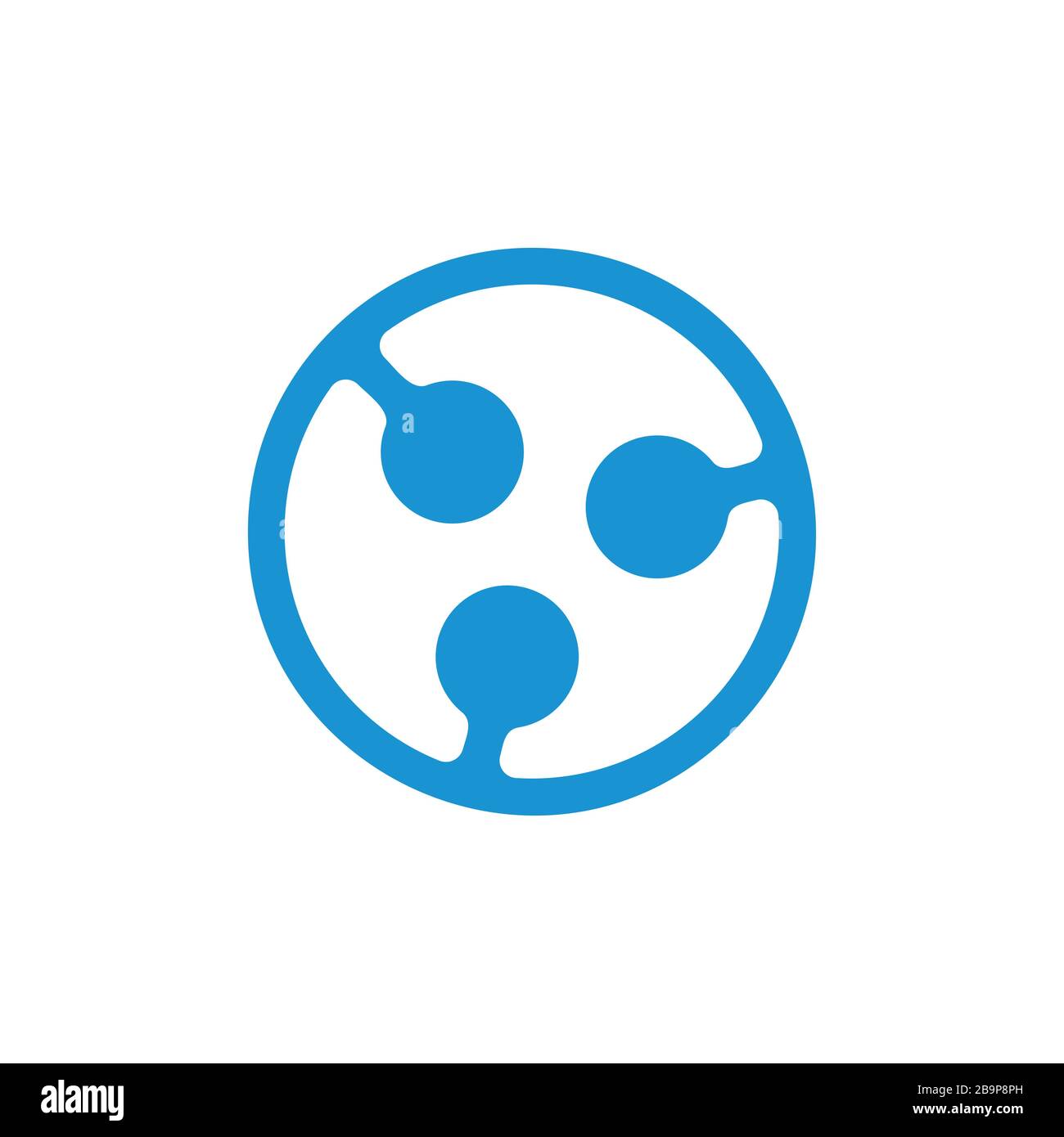 circle dots geometric line logo vector Stock Vector Image & Art - Alamy