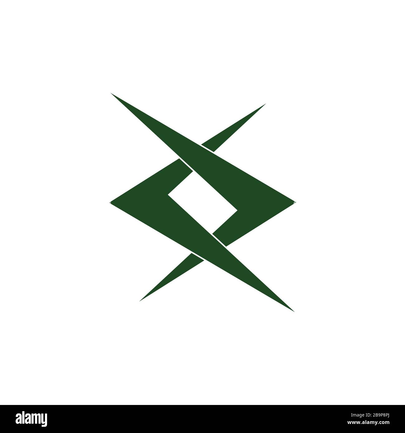 simple linked arrows monogram logo vector Stock Vector Image & Art - Alamy