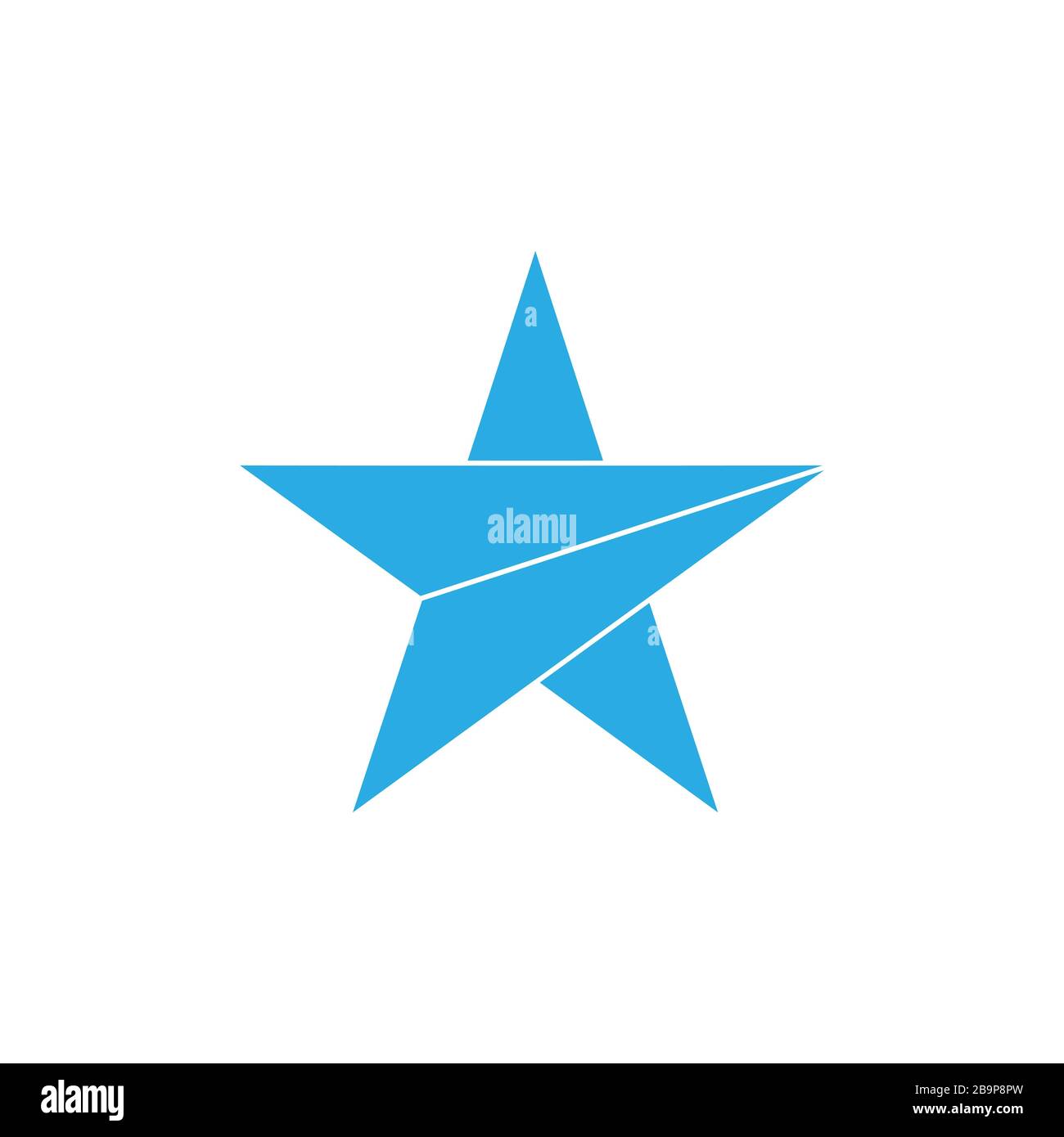 triangle star geometric arrow logo vector Stock Vector Image & Art - Alamy