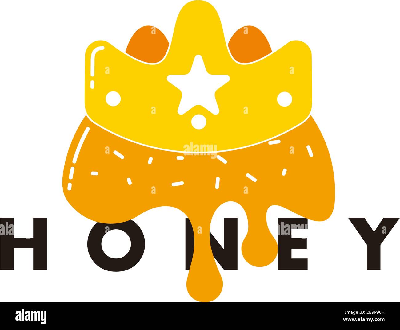 King crown icon border Stock Vector Images - Alamy