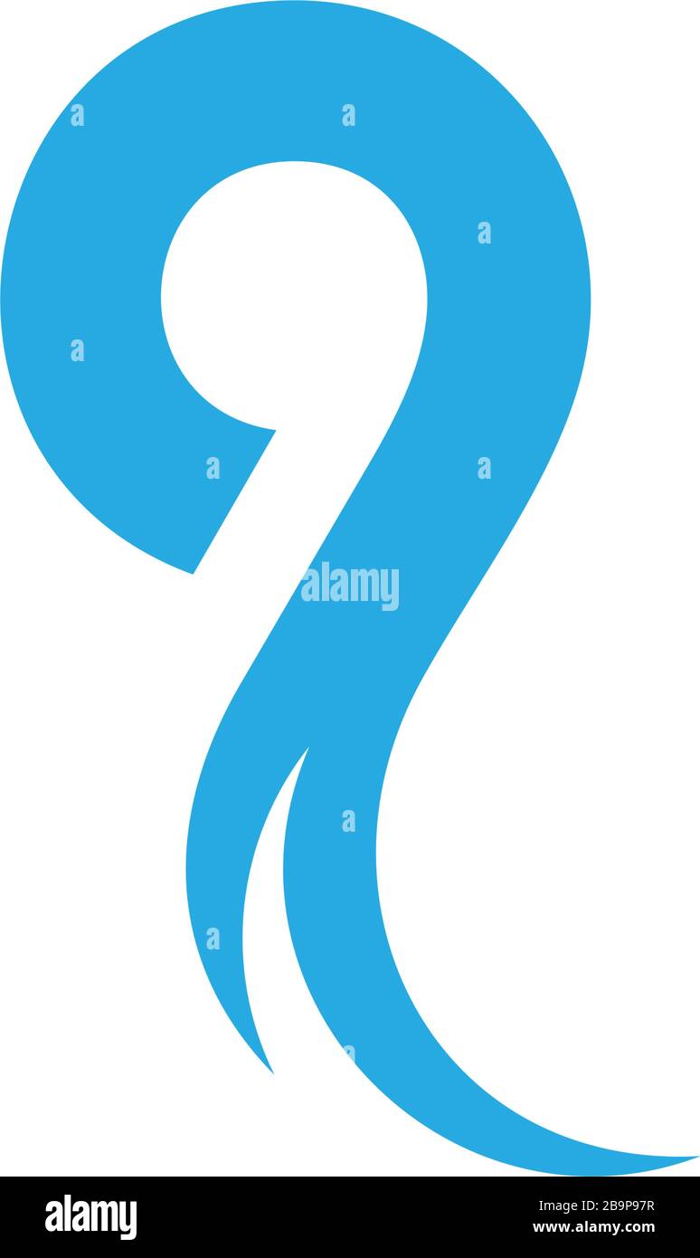 letter q curves rotation geometric round logo vector Stock Vector Image ...