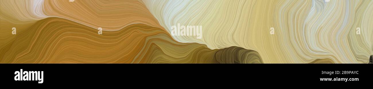 wide colored banner background with dark khaki, brown and pastel gray ...