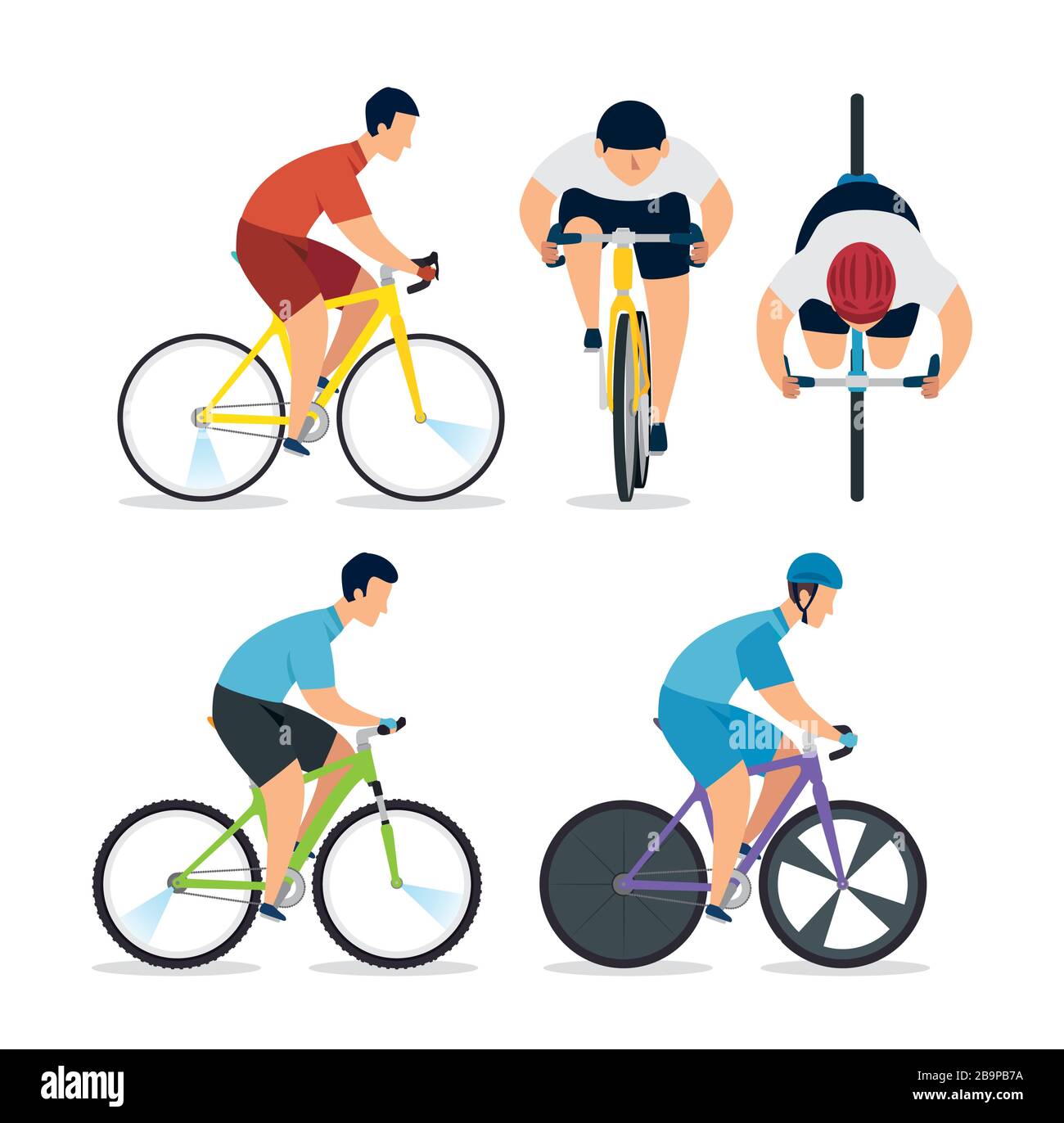 group of men in bike of championship racing Stock Vector Image & Art ...