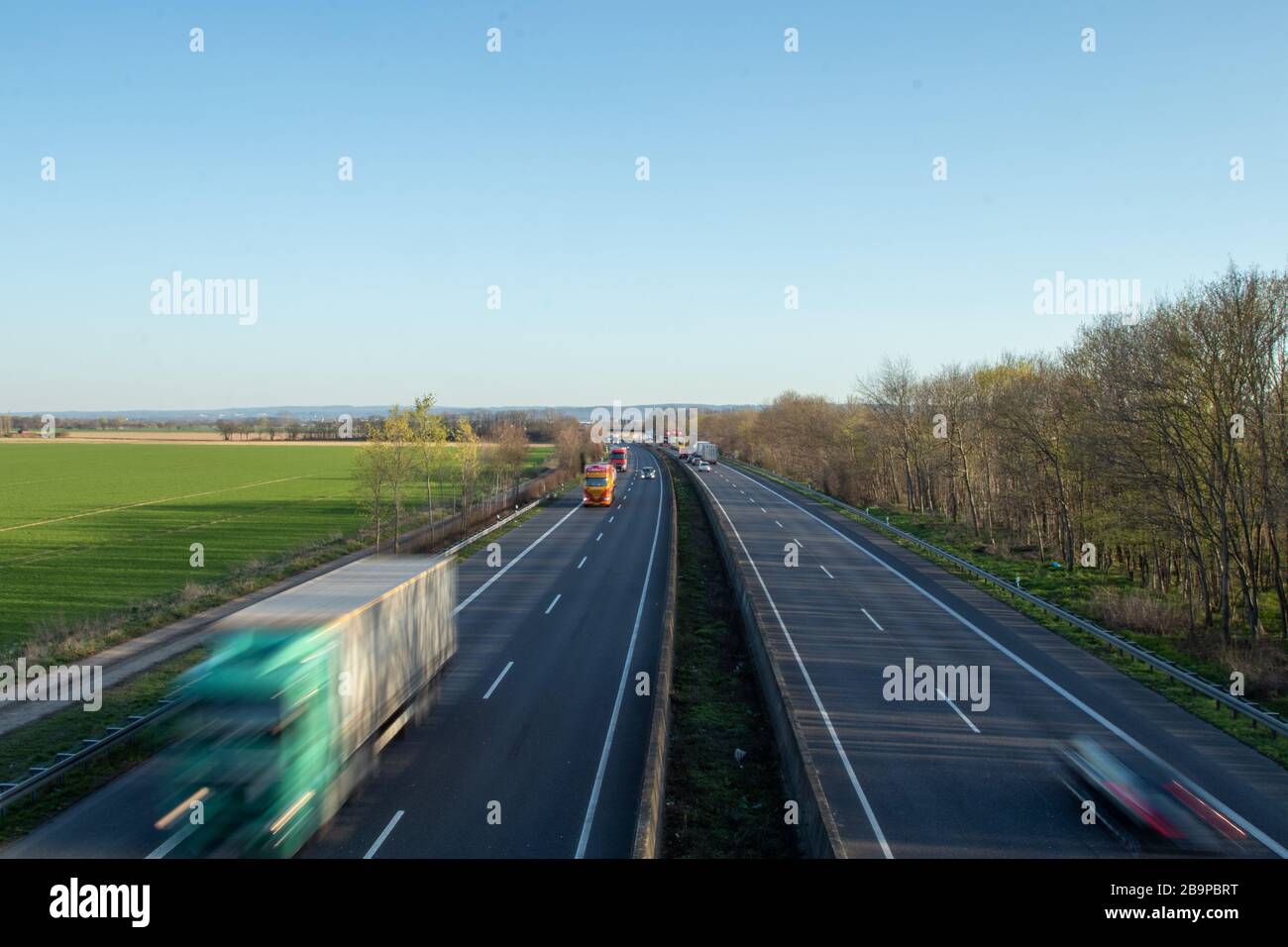 German autobahn traffic jam hi-res stock photography and images - Alamy